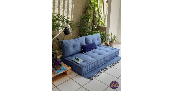 futon + encosto almofadão